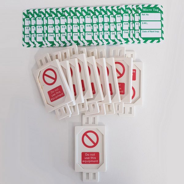 Microtag - equipment inspection tag kit - Complete Scaffold
