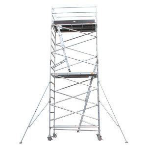 Double Width Mobile Scaffold, 6.3 - 6.5m Top Platform, Two Levels ...